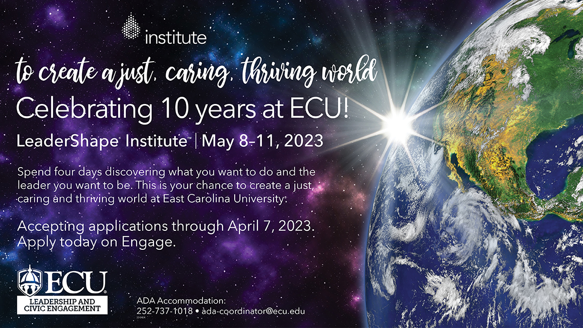 LeaderShape Institute Applications | The ECU Parent and Family Portal