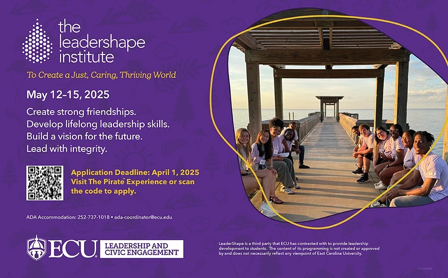 2025 LeaderShape Recruitment | The ECU Parent and Family Portal